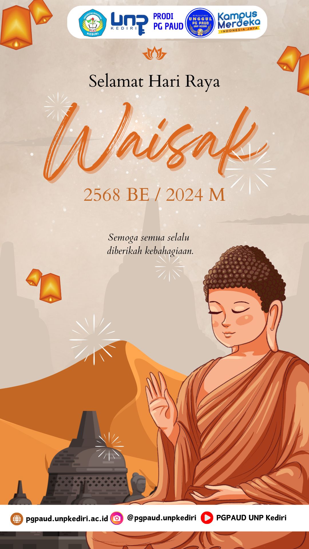 Selamat Memperingati Hari Raya Waisak 2568 – PGPAUD